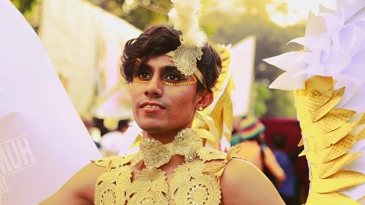 Walk with Pride - Queer Voices of India - Sumit Pawar's Pride Walk costumes